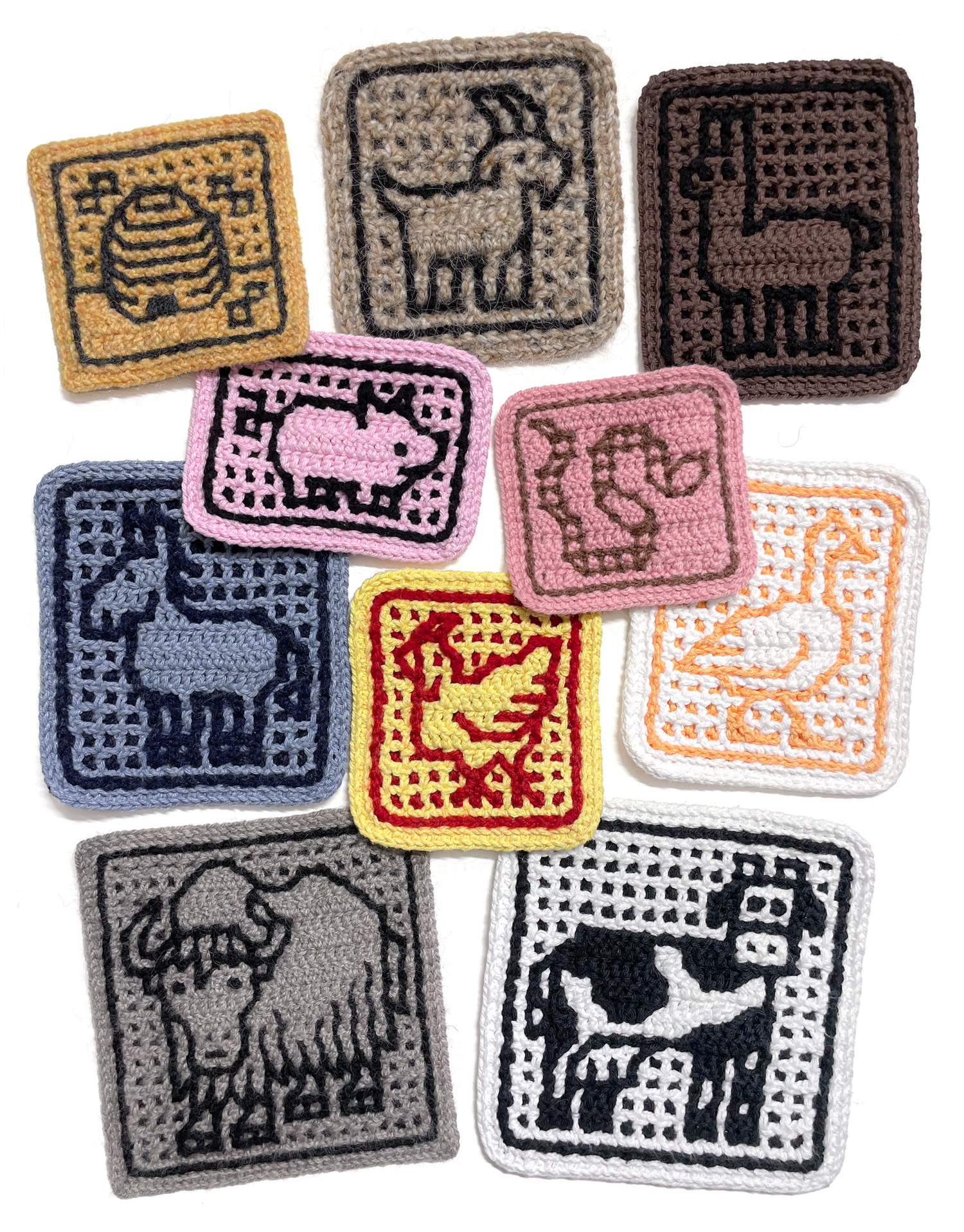 Interlocking Patches to Crochet & Collect