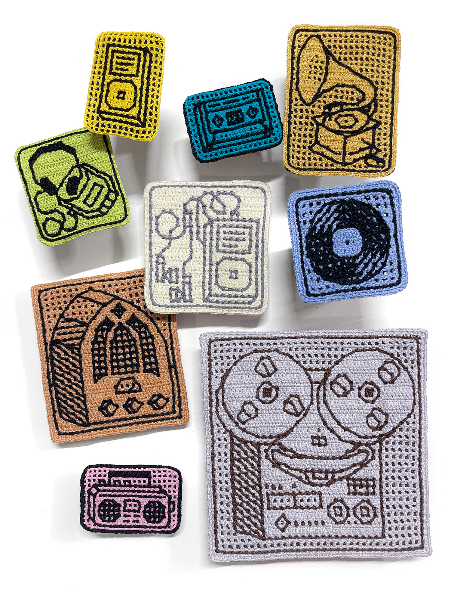 Interlocking Patches to Crochet & Collect