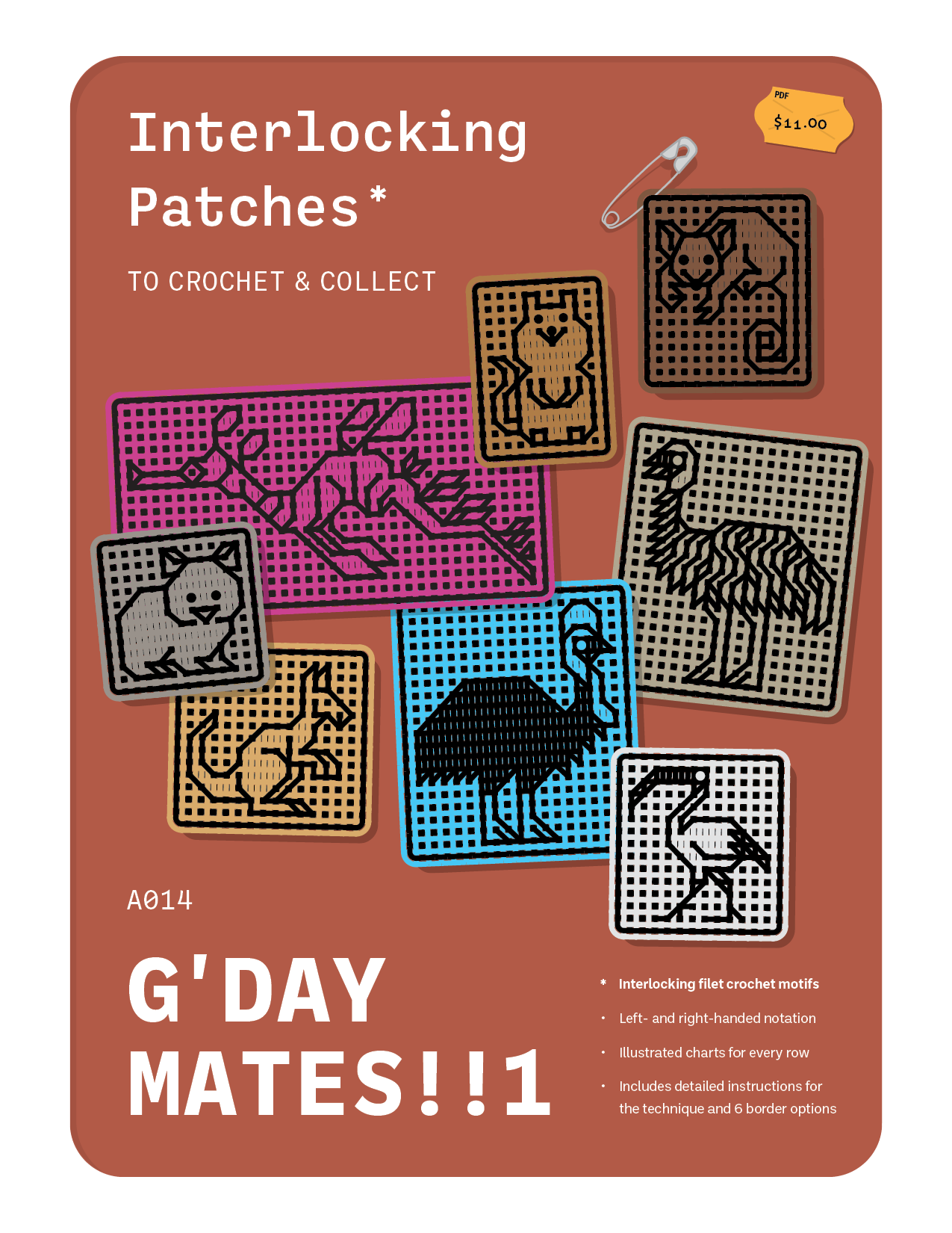 Interlocking Patches to Crochet & Collect