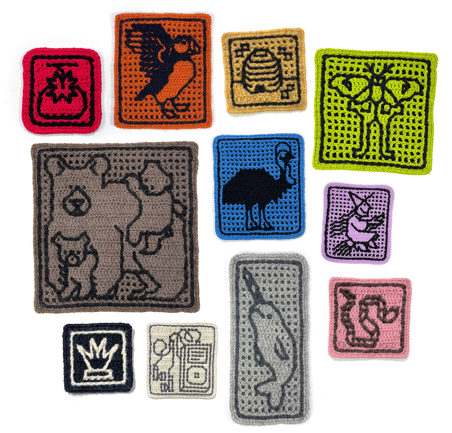 Interlocking Patches to Crochet & Collect